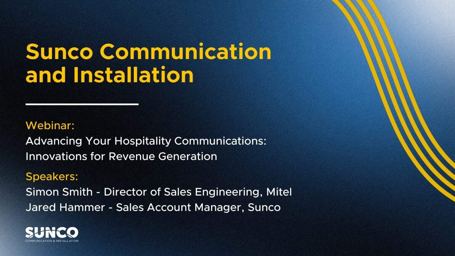 Home - Sunco Communication & Installation Company
