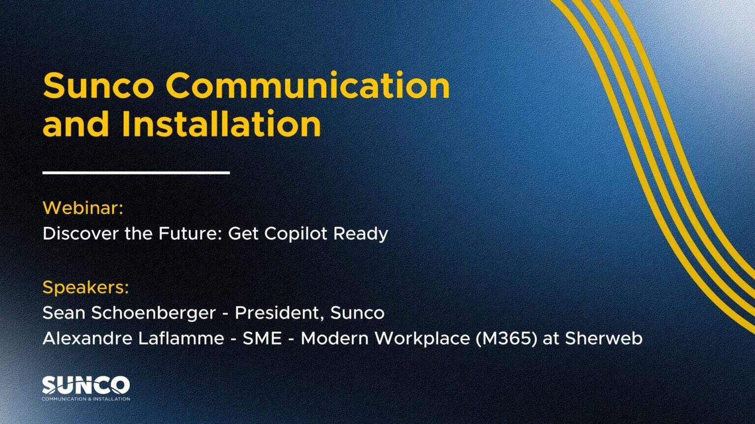 MISA BC 2025 Conference - Sunco Communication & Installation